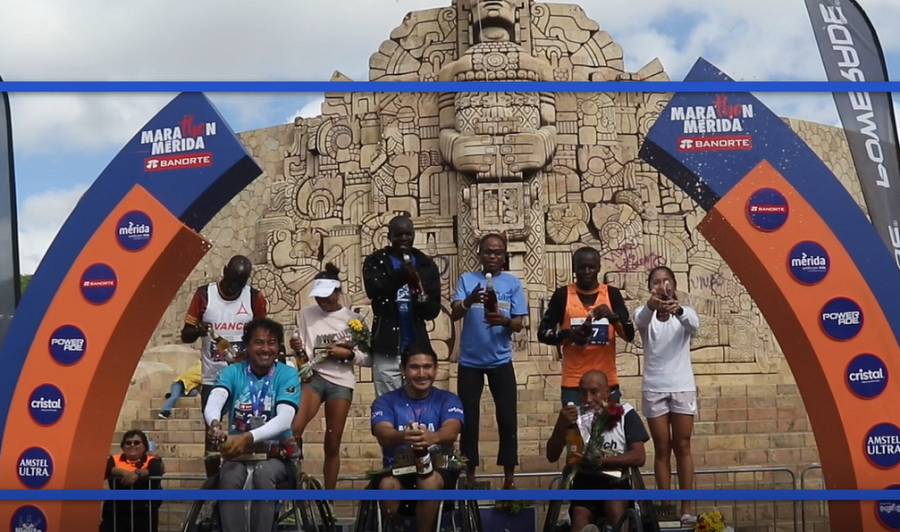 Erick Monyenye, bicampeón del Marathon Internacional de Mérida Banorte ...