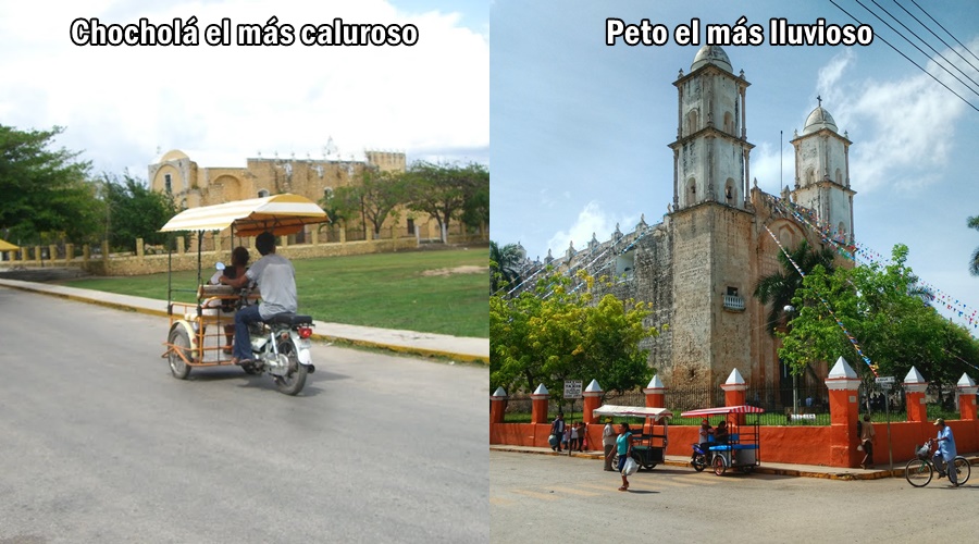 Imparable!! Chocholá de nuevo el más caluroso de Yucatán, con 41º C ...