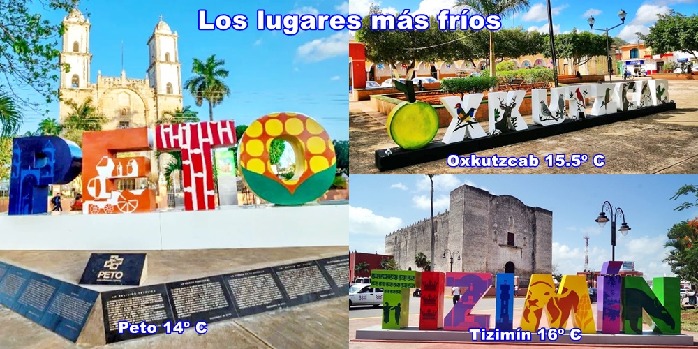 Peto repite como el más frío de Yucatán, con 14º C, y Mérida como la ...
