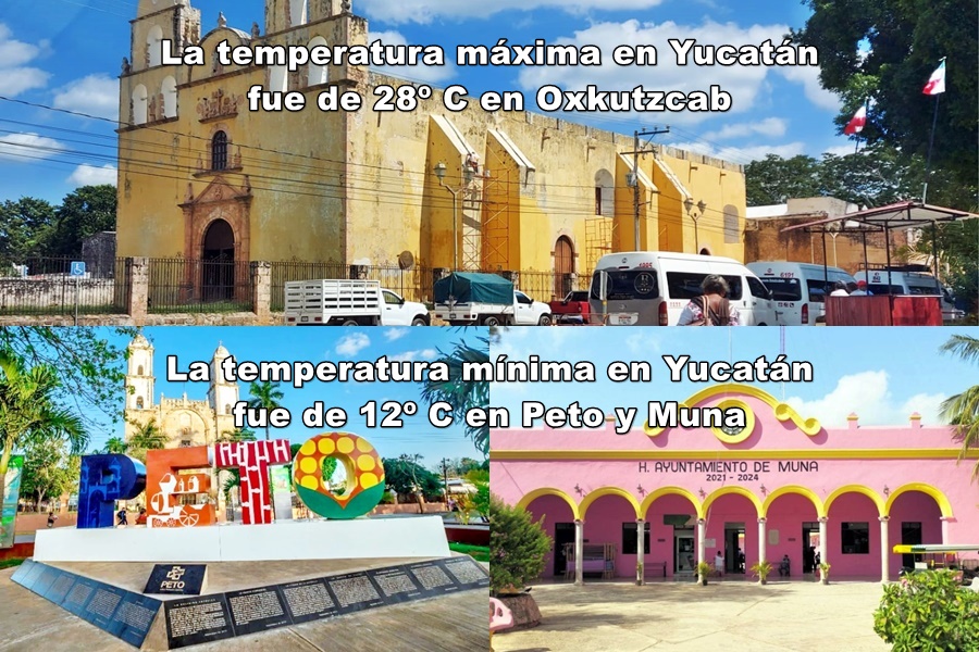 Repiten los 12º C de frío en Peto, mientras que Mérida tuvo 15º C ayer ...